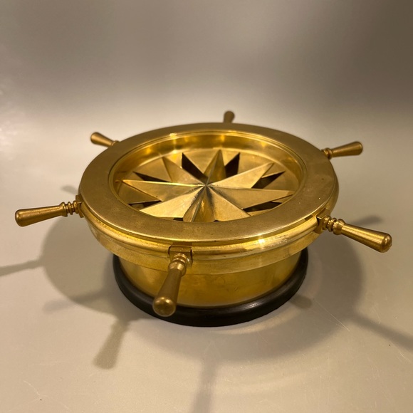 Vintage | Accents | Vintage Solid Aged Brass Colored Metal Nautical ...